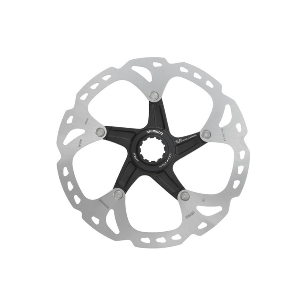 ROTOR P/FREIO DISCO SHIMANO RT81 180MM ICE TECH CENTER LOCK - Fuji Bike